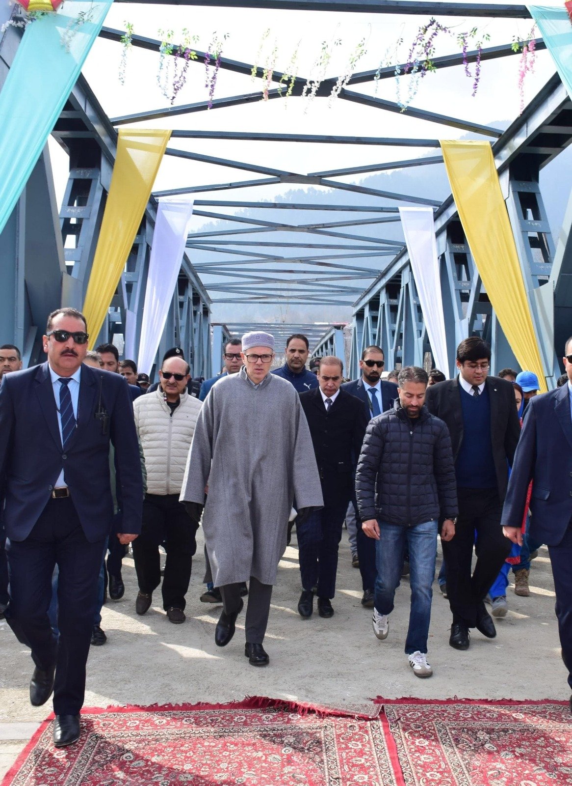 CM Omar Abdullah inaugurates Akhal Bridge at Kangan | Jammu News Mission